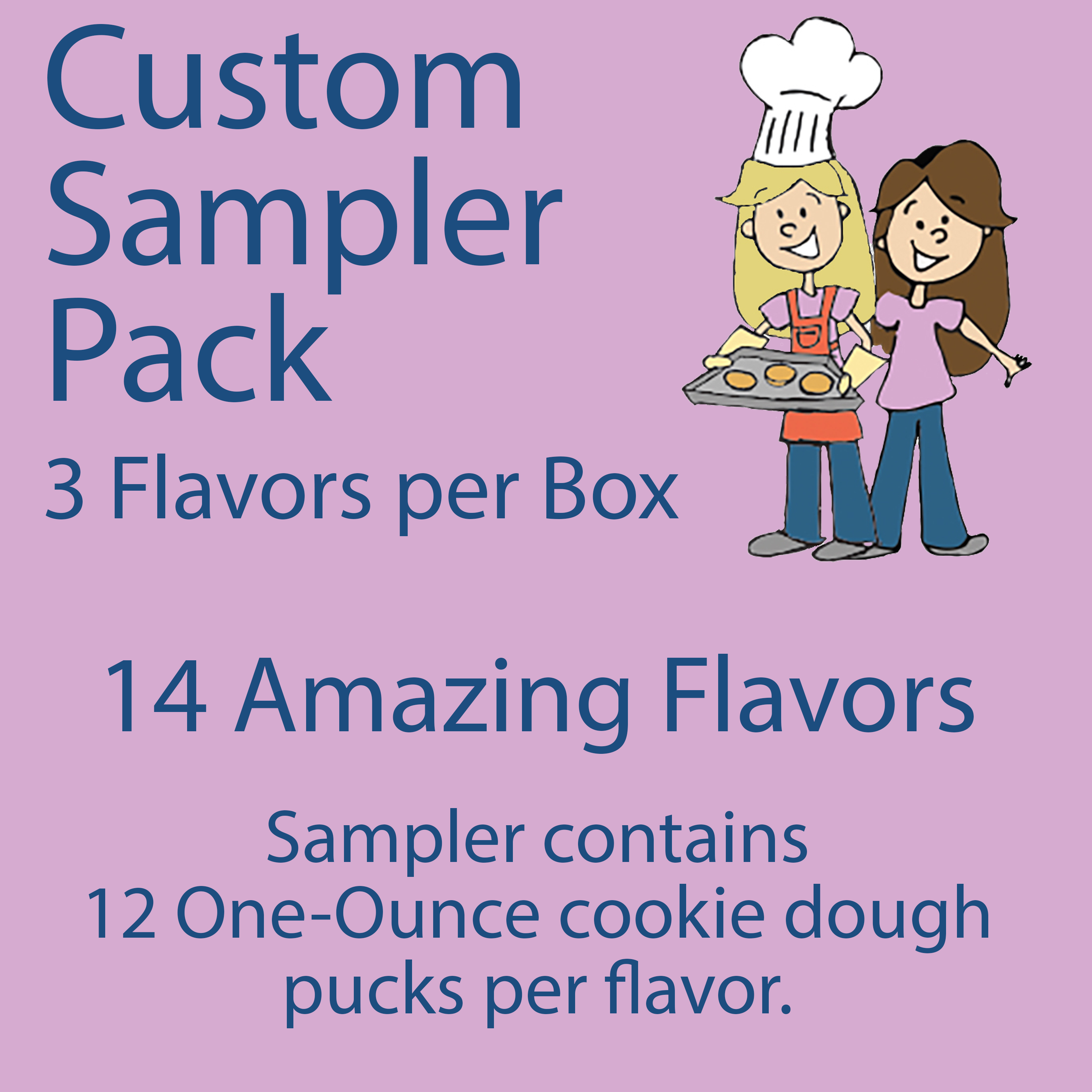 Cookie Dough Sampler Pack - Ships after Labor Day | Rebecca's Nut-Free